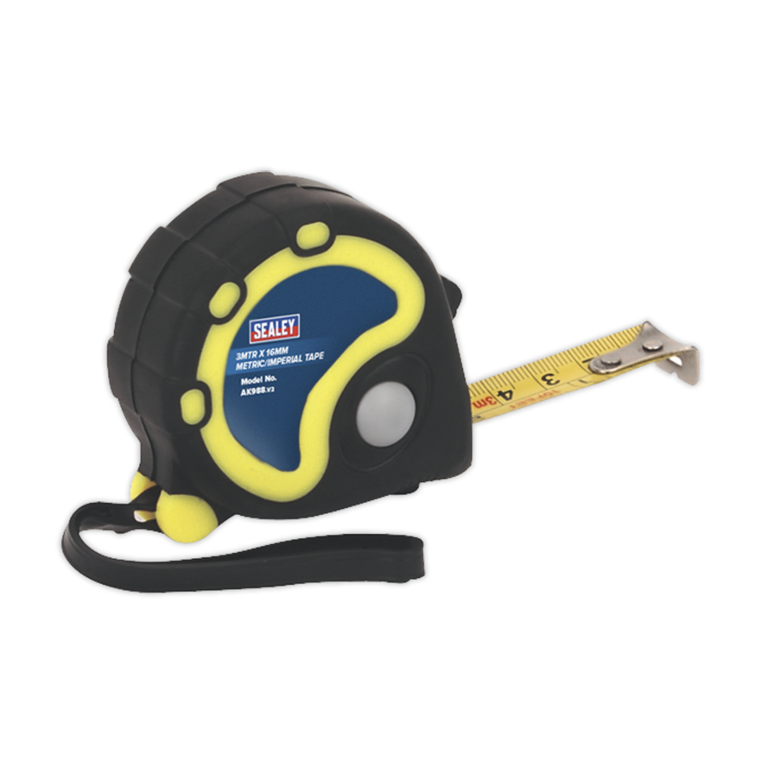 Rubber Measuring Tape 3mtr(10ft) x 16mm Metric-Imperial – demo-sealy